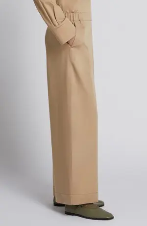 MM BY MAX MARA Dream Wide-leg Cotton Pants