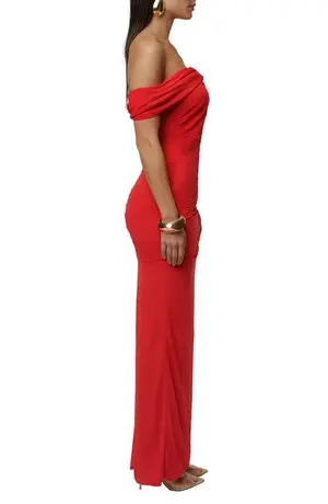 JLUXLABEL Off-the-shoulder Cutout Dress