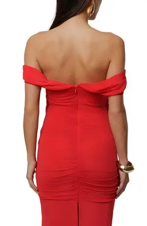 JLUXLABEL Off-the-shoulder Cutout Dress