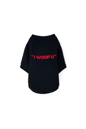 MOSHIQA I Woof U" Dog Sweatshirt