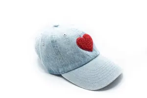 REY TO Z Terry Heart Baseball Cap