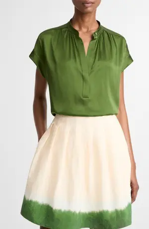 Vince Notch Neck Tops