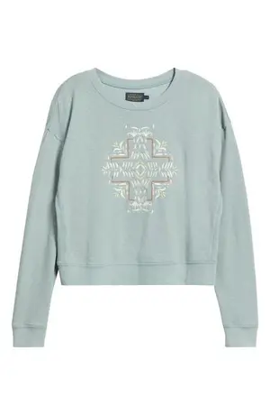 Pendleton Embroidered Cotton French Terry Sweatshirt