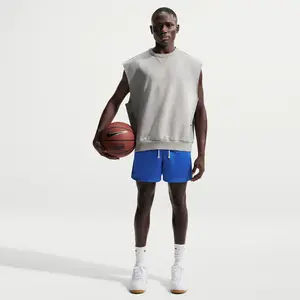 Nike Standard Issue 5" Practice Mesh Basketball Shorts - Blue