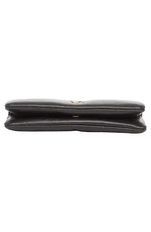 Saint Laurent Large Calypso Leather Continental Wallet