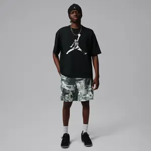 JORDAN Brooklyn Cat Scratch Shorts - Black