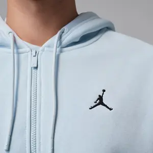 JORDAN Brooklyn Fleece Oversized Full-zip Hoodie - Blue