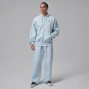 JORDAN Brooklyn Fleece Oversized Full-zip Hoodie - Blue