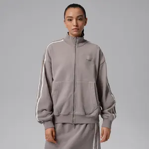 JORDAN Flight Fleece French Terry Full-zip Jacket - Grey