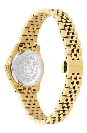 Versace Greca Time Diamond Bracelet Watch