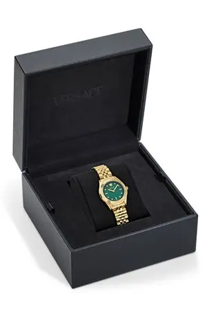Versace Greca Time Diamond Bracelet Watch