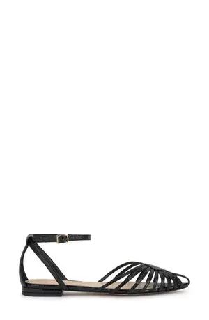 Jessica Simpson Pointed Toe Ankle Strap Sandal - Black 03