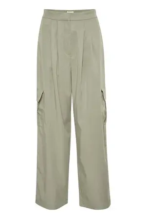 SOAKED IN LUXURY High Waist Cargo Trousers