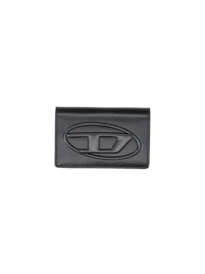 DIESEL Oval-d" Card Holder - Black