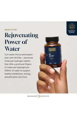 QUICKSILVER SCIENTIFIC H2 Elite Molecular Hydrogen Magnesium Malate Water Tablets