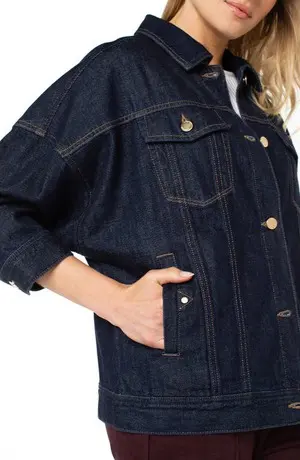 LIVERPOOL Drop Shoulder Denim Jacket