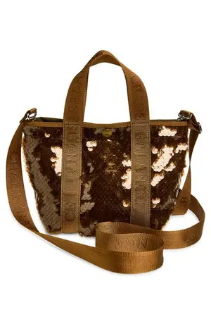 UNDERCOVERISM Chaos/balance Paillette Tote - Brown