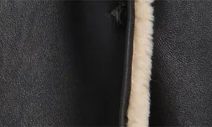 Alaïa Genuine Shearling Hooded Parka
