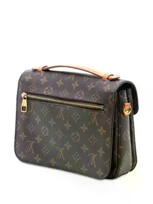 LOUIS VUITTON 2018 Monogram Pochette Metis - Brown
