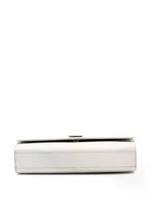 Saint Laurent 2017 Medium Monogram Kate Crossbody Bag - White