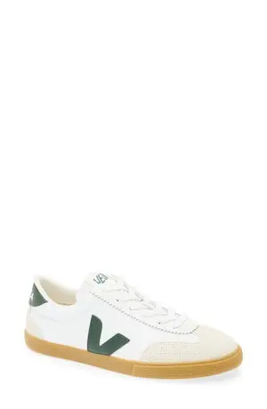 VEJA Volley Canvas Sneaker - White Cyprus Natural