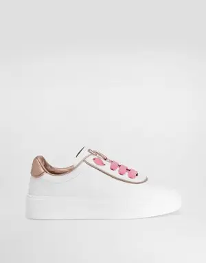 Dolce & Gabbana Nappa Calfskin And Laminated Sneakers - Multicolor