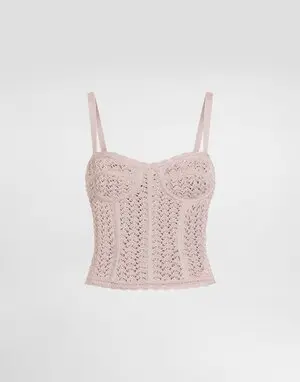 Dolce & Gabbana Crochet Bustier