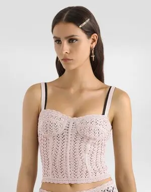 Dolce & Gabbana Crochet Bustier