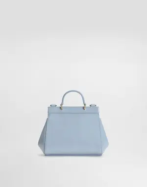 Dolce & Gabbana Patent Leather Sicily Handbag - Azure