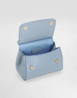 Dolce & Gabbana Patent Leather Sicily Handbag - Azure