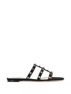 Valentino Garavani Studded Sandals - Black