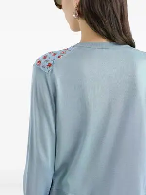 Dolce & Gabbana Floral-print Jacket - Blue