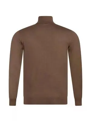 Zegna Cashseta Turtleneck Sweater - Brown