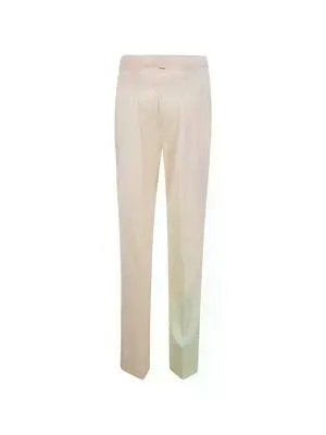 TWINSET Pleated Straight Leg Trousers