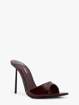 LE SILLA Bella Patent Leather Stiletto Heel Pumps - Brown