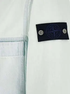 STONE ISLAND DENIM RESEARCH Indigo Denim Ultrableached Jacket