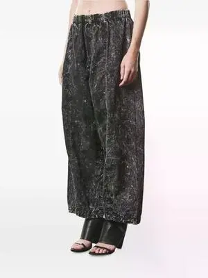 THOM KROM Marble-print Trousers