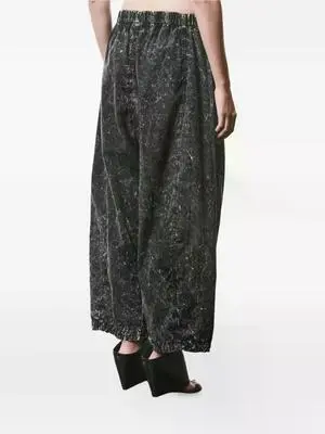 THOM KROM Marble-print Trousers