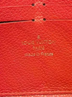 LOUIS VUITTON 2019 Monogram Empreinte Bloom Flowers Clemence Wallet Long Wallets - Blue