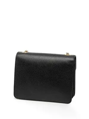 Gucci Calfskin Interlocking G Crossbody Bag - Black