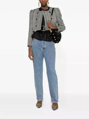 Chloé Double-breasted Check Jacket