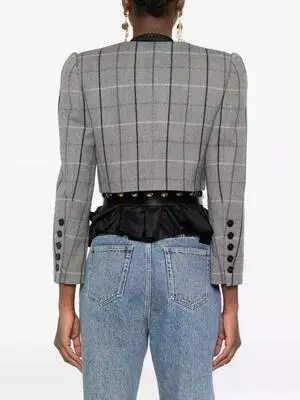 Chloé Double-breasted Check Jacket
