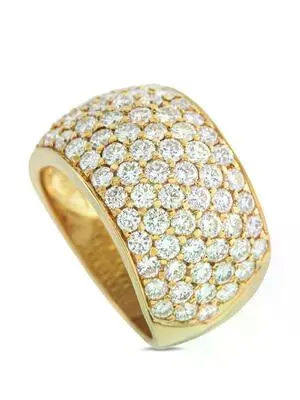 LB EXCLUSIVE 18k And Diamond Wide Band Ring - Gold