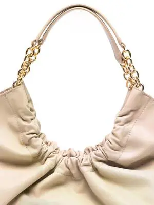 COCCINELLE Gathered Detail Tote Bag - Neutrals