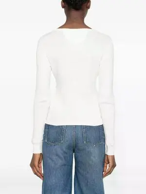 Chloé Henley Scoop-neck T-shirt