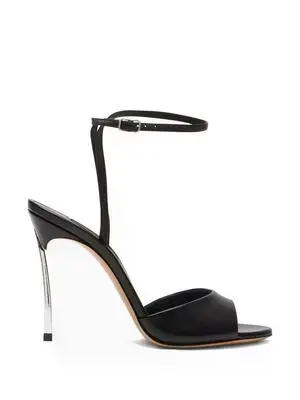 Casadei Heeled Sandals With Buckle Strap - Black