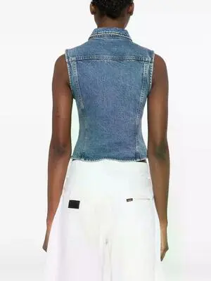 LOIS Buttoned Denim Gilet