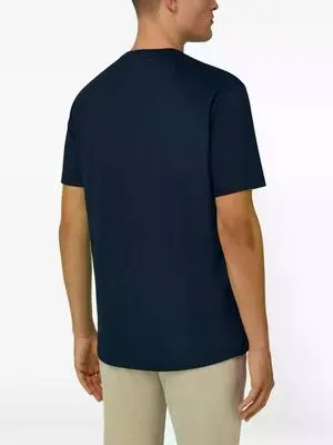 Boggi Milano Appliqué T-shirt - Blue