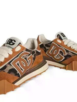 Dolce & Gabbana Logo Detail Sneakers - Brown