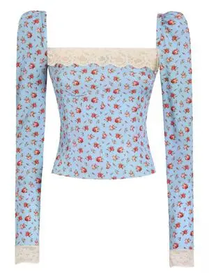Dolce & Gabbana Square Neck Blouses